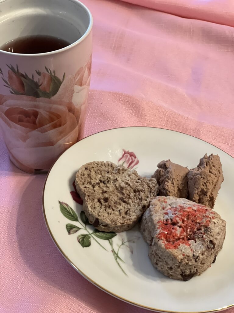 A Year of Scones: February Chocolate Heart Scone - Gather in Bloom